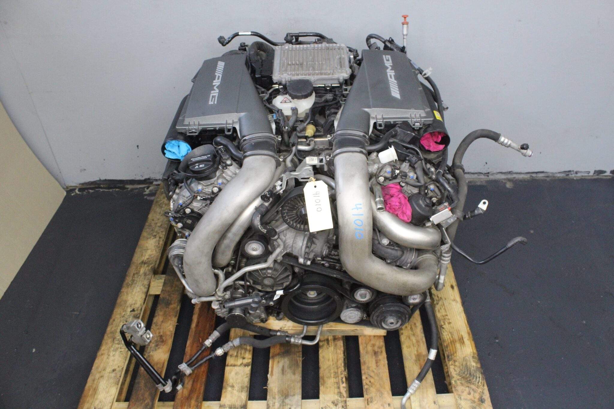 Mercedes Benz E63 CLS63 G63 M157 Engine Motor Complete 5.5L Twin Turbo ...